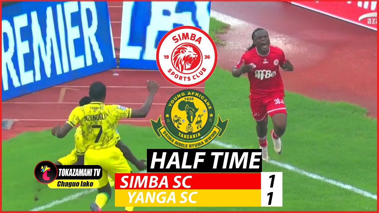 #live MAGOLI YA KENEDY MUSONDA NA KIBU DENIS,SIMBA SC 1-1 YANGA SC ...