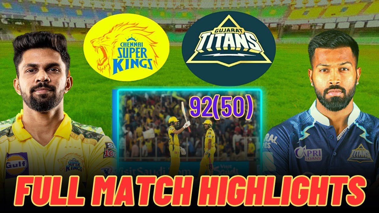 CSK vs GT Highlights 2023 || gt vs csk live|| IPL2023 1st Match ...