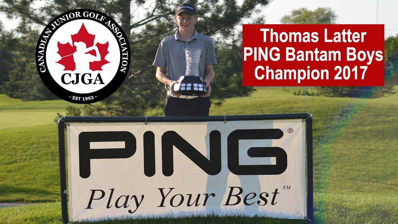 Thomas Latter, Bantam Boys Champion - CJGA PING Match Play Championship ...