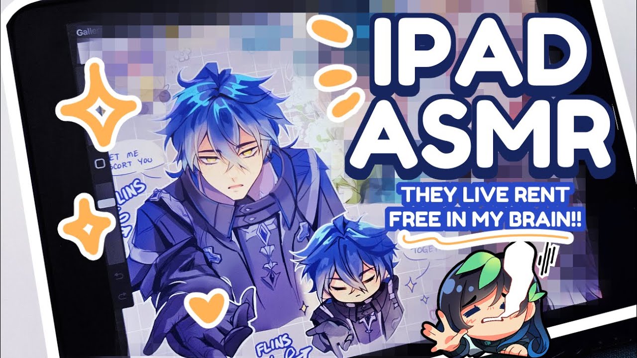 Characters that Live RENT FREE in my Brain | IPAD ASMR - YouTube