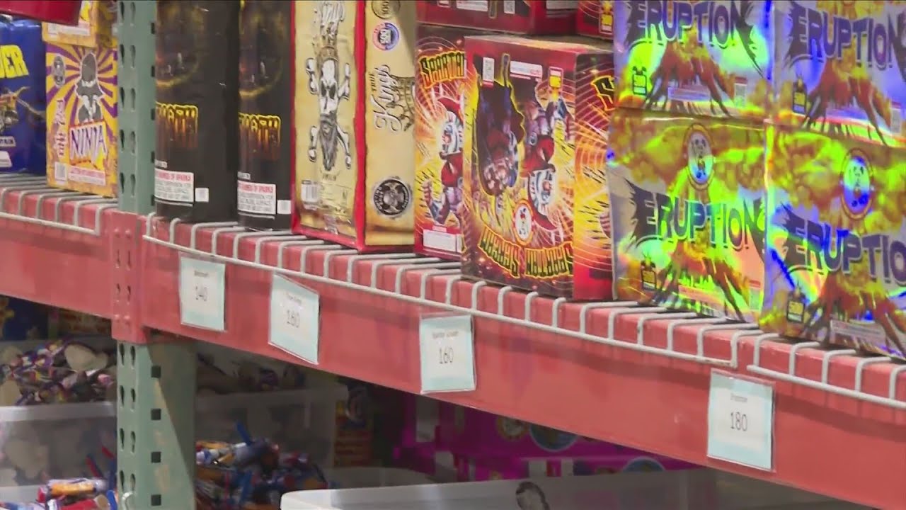 Local firework stands preparing for New Years celebrations - YouTube