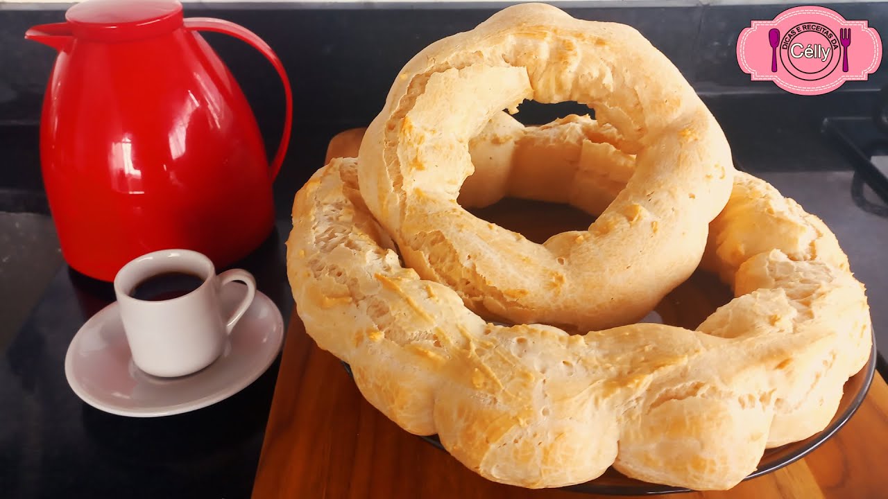 ROSCA DE POLVILHO DE PADARIA MUITO FÁCIL E DELICIOSA - YouTube