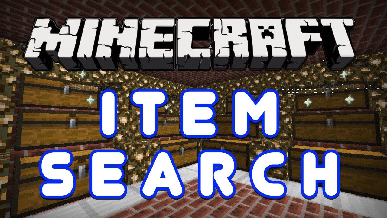 Minecraft Mod Tanıtımları #9# (Item Search Mod) - YouTube