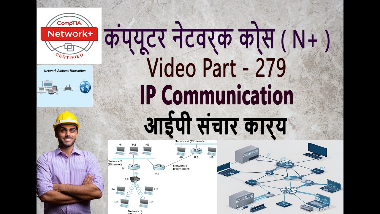 आईपी संचार कार्य | IP Communication Work | Network part - 279 | ip address | ip technology | IP ...