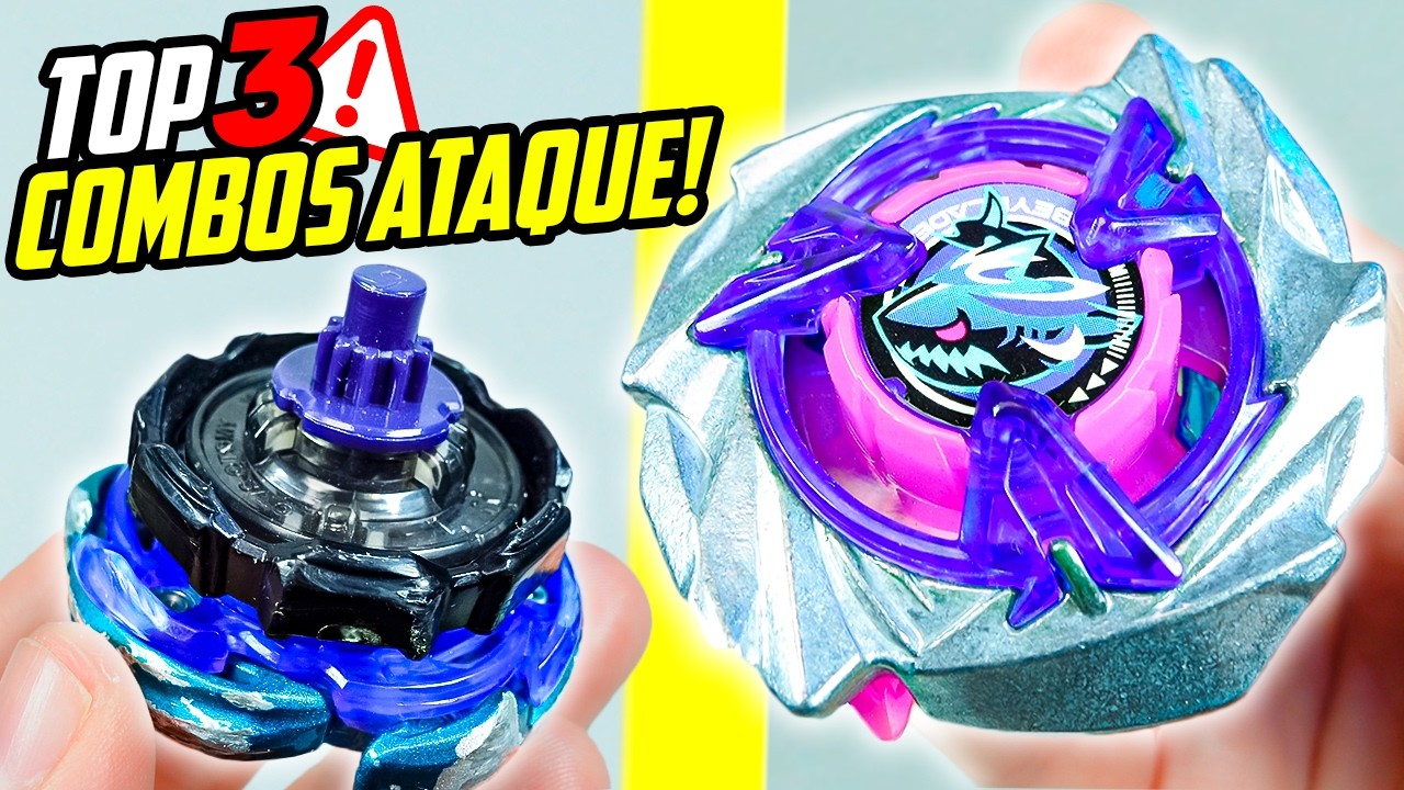 ⚡ ¡TOP 3 COMBOS DE ATAQUE MÁS ROTOS de Beyblade X! (El Meta Está ...