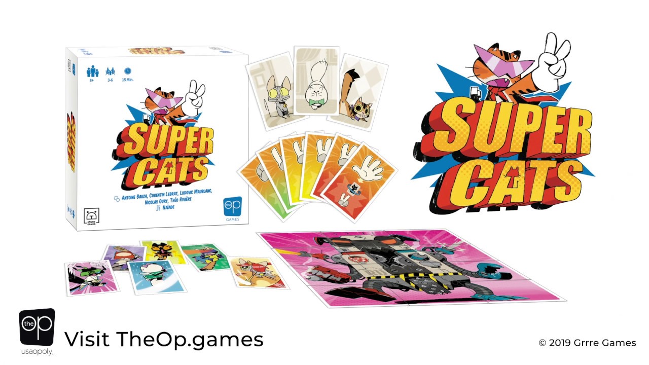 Super Cats Card Game | The Op Games - YouTube