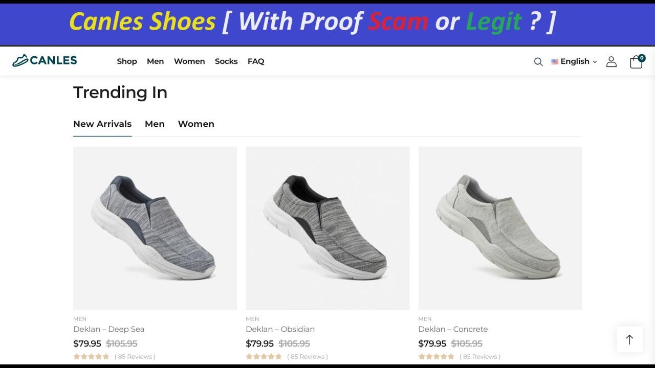 Canles Shoes [ With Proof Scam or Legit ? ] Canles ! Canles Com Reviews ...