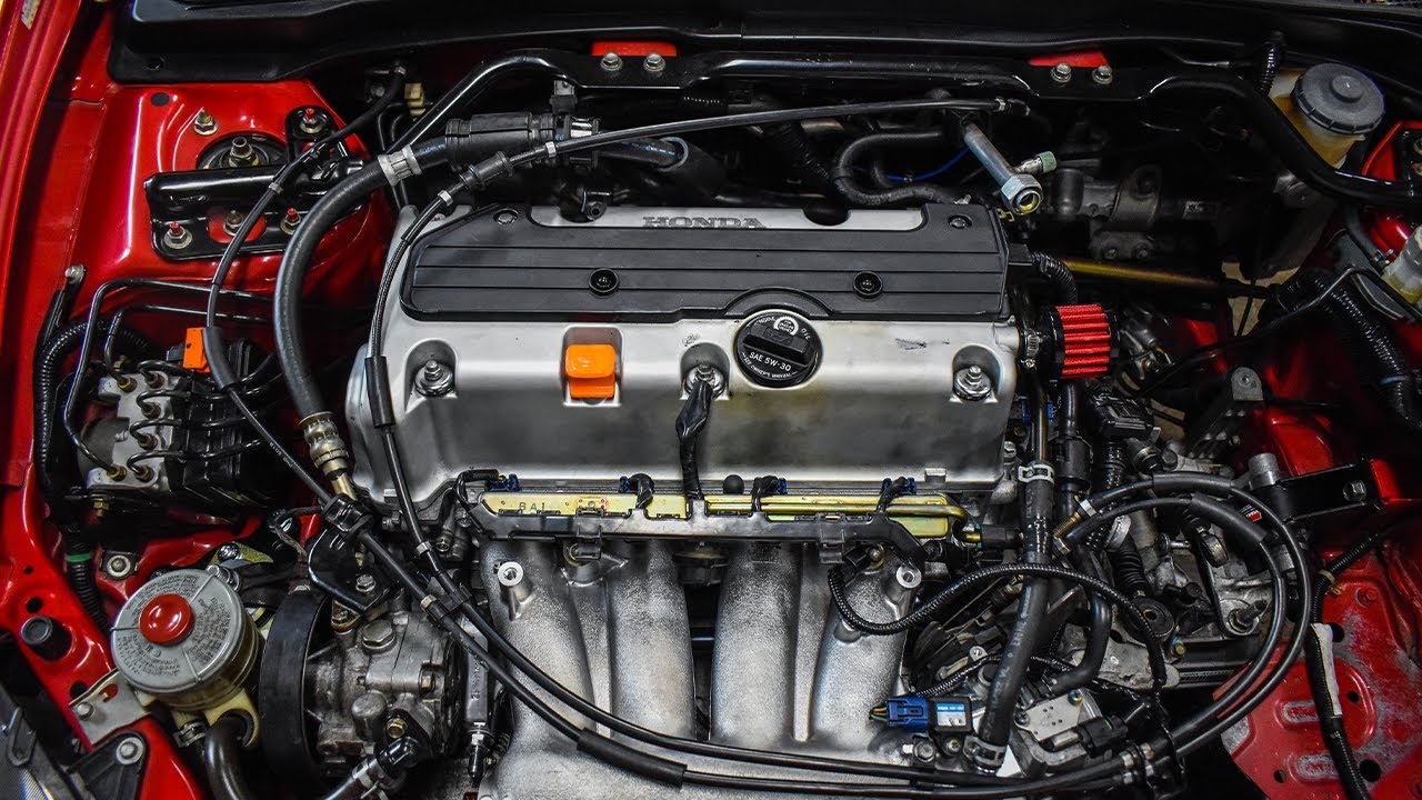 DTR K24 Race Header Installed In K24 Swapped RSX Type S! - YouTube