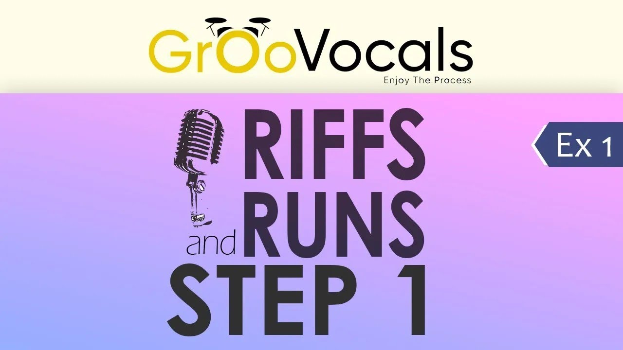 How to Sing Riffs and Runs | Step 1 | Vocal Exercise 1 - YouTube