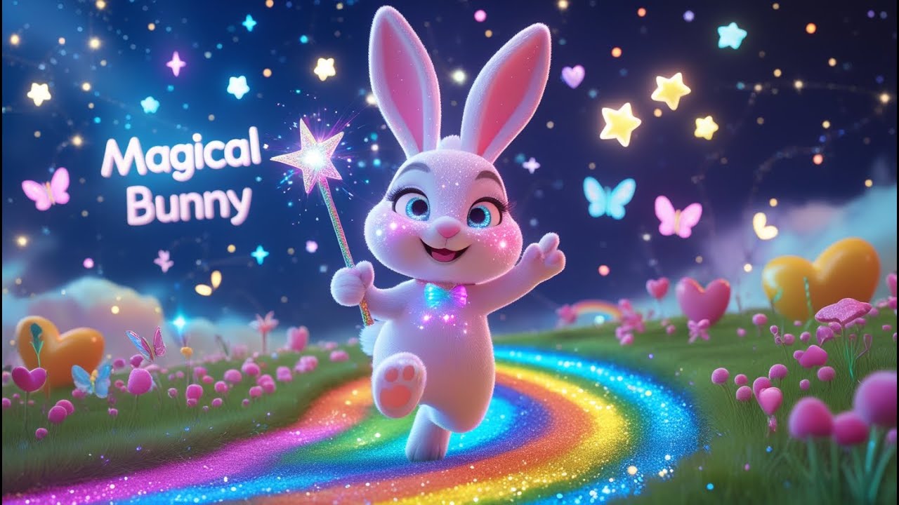 Magical Bunny Nursery Rhyme 🐇 | Fun and Engaging Kids' Song with ...
