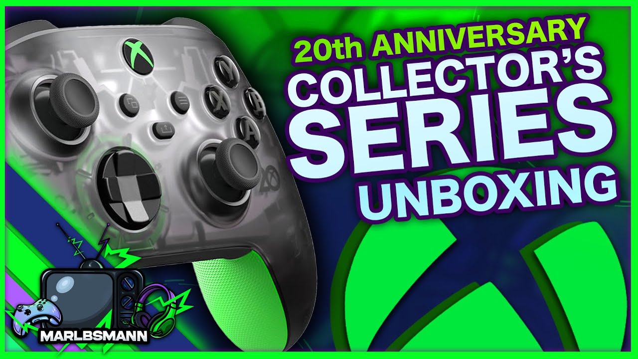 Xbox 20th Anniversary Special Edition Controller Unboxing - YouTube