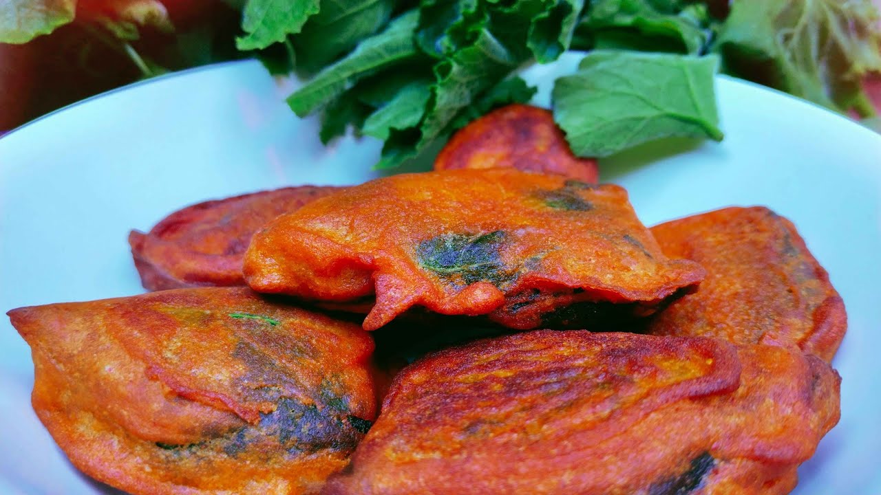 নতুন স্বাদে ডিমের পুর ভরা কুমড়ো পাতার বড়া / kumro patar bora recipe ...