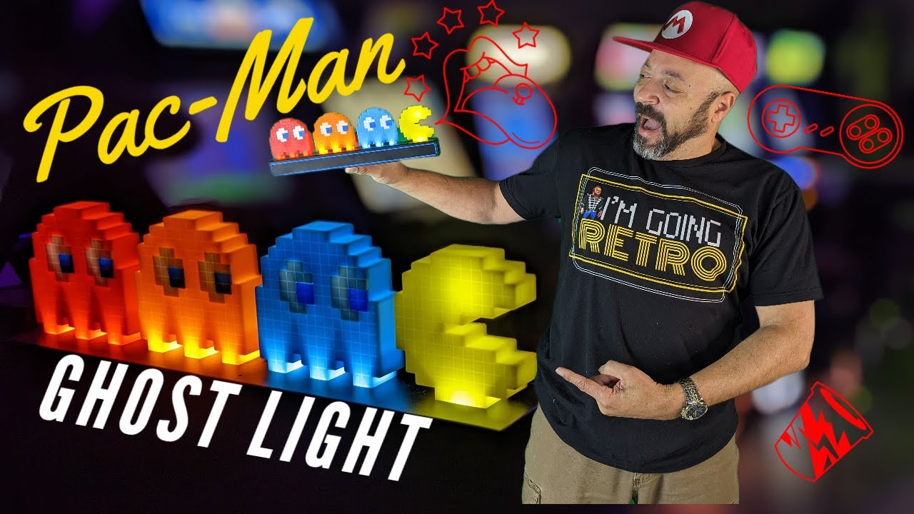 Cool Pac Man and Ghosts Lamp for your Game Room! - YouTube