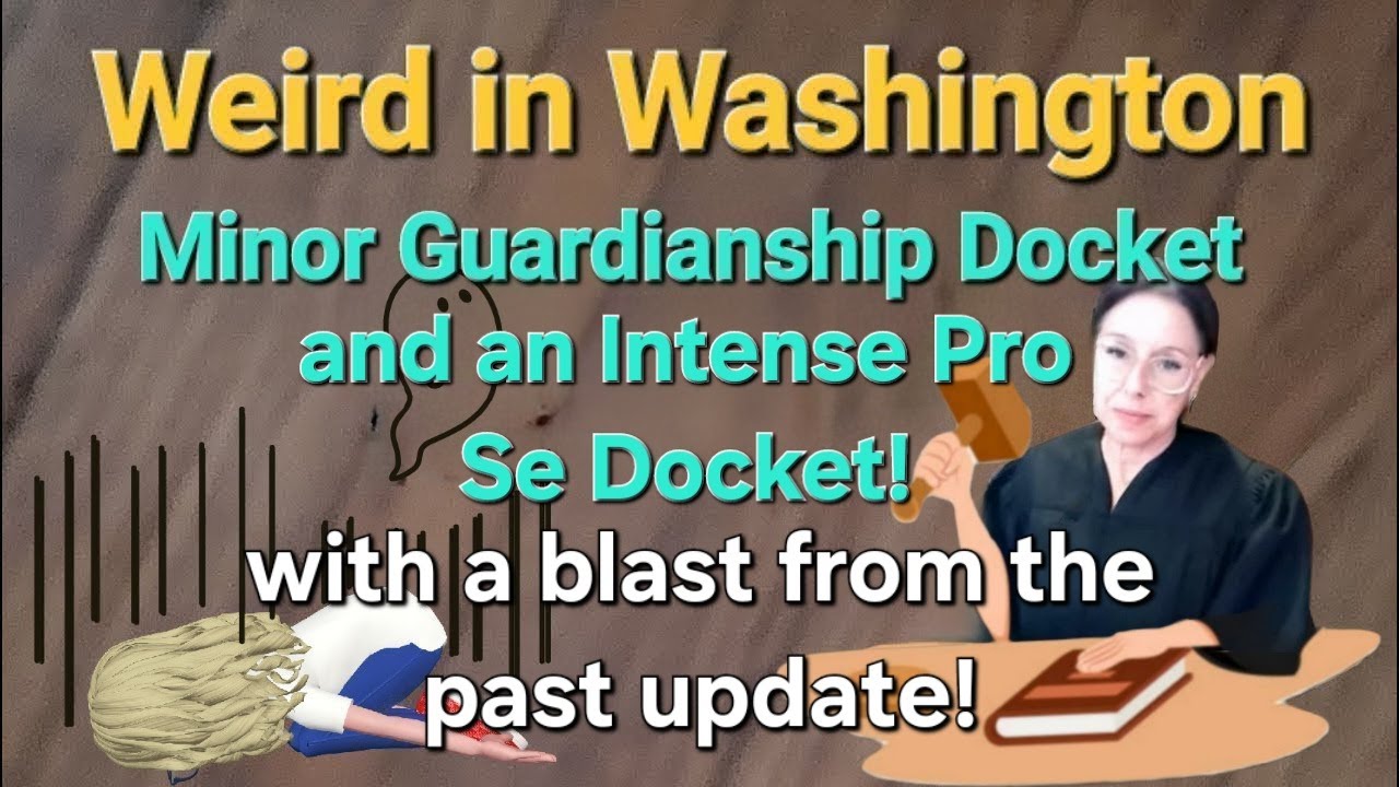 Weird Washington - Minor Guardianship & Pro Se Dockets - Karmy - YouTube