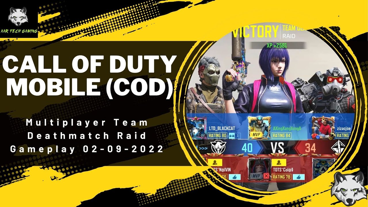 Call Of Duty Mobile (COD) Multiplayer Team Deathmatch Raid Gameplay 02 ...