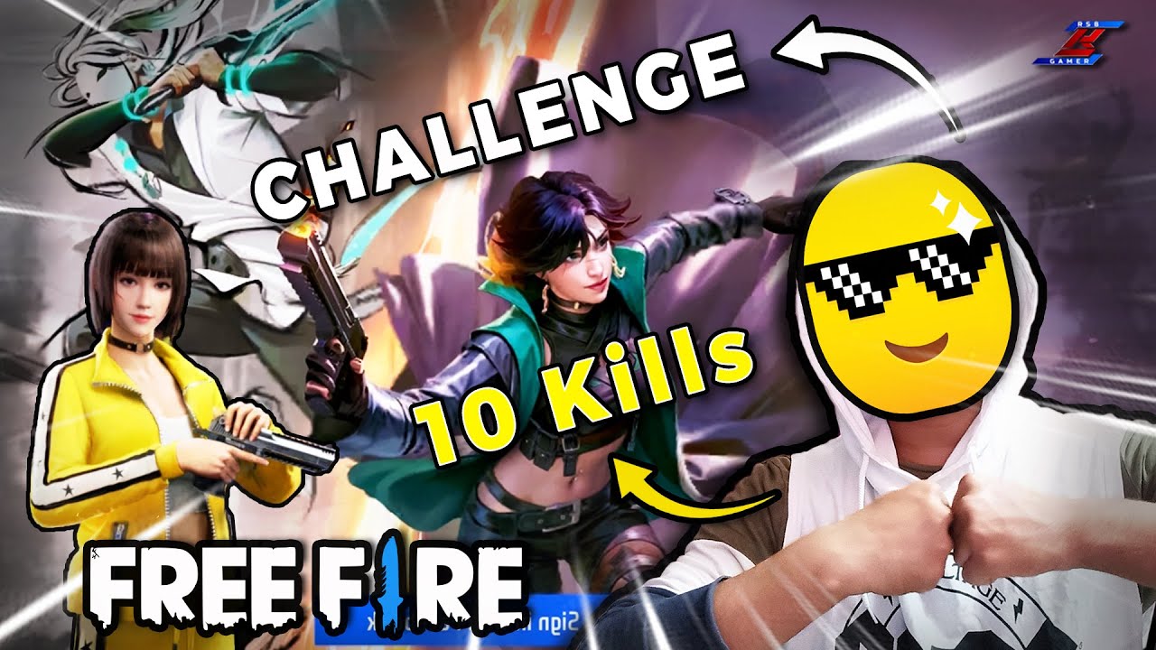 DOMINATING FREE FIRE: 10 KILLS CHALLENGE 😯- Can You Handle It?🔫 - YouTube