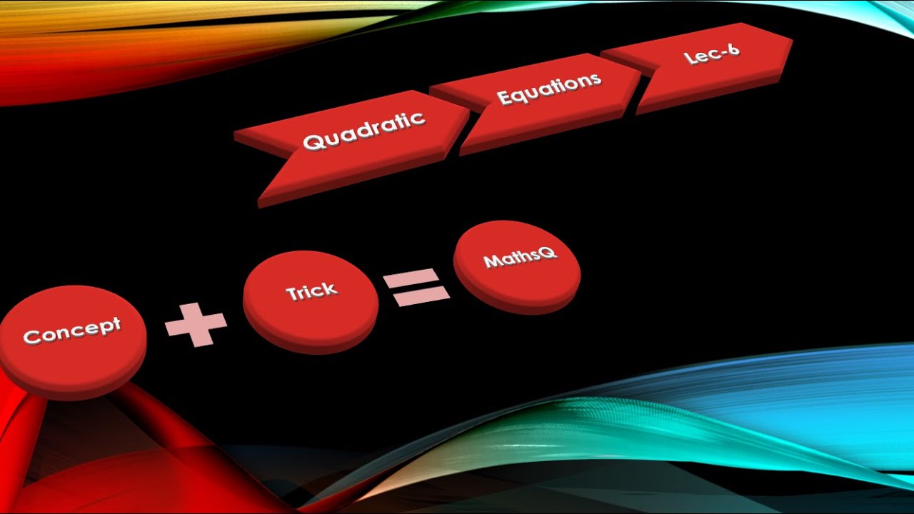 Quadratic Equations L6 | Class 11 | JEE Maths | - YouTube