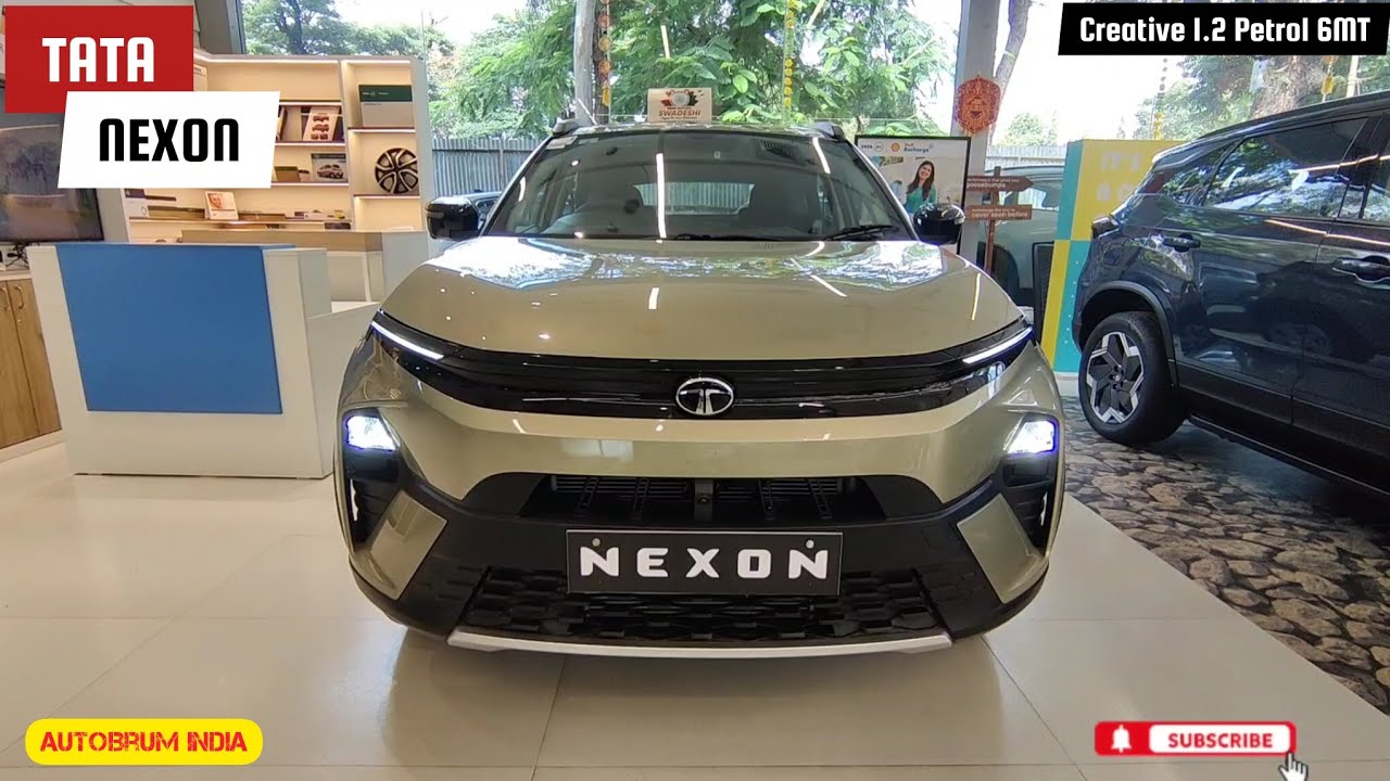 All New 2025 Tata Nexon Creative 1.2 Petrol 6MT | Review & Features ...