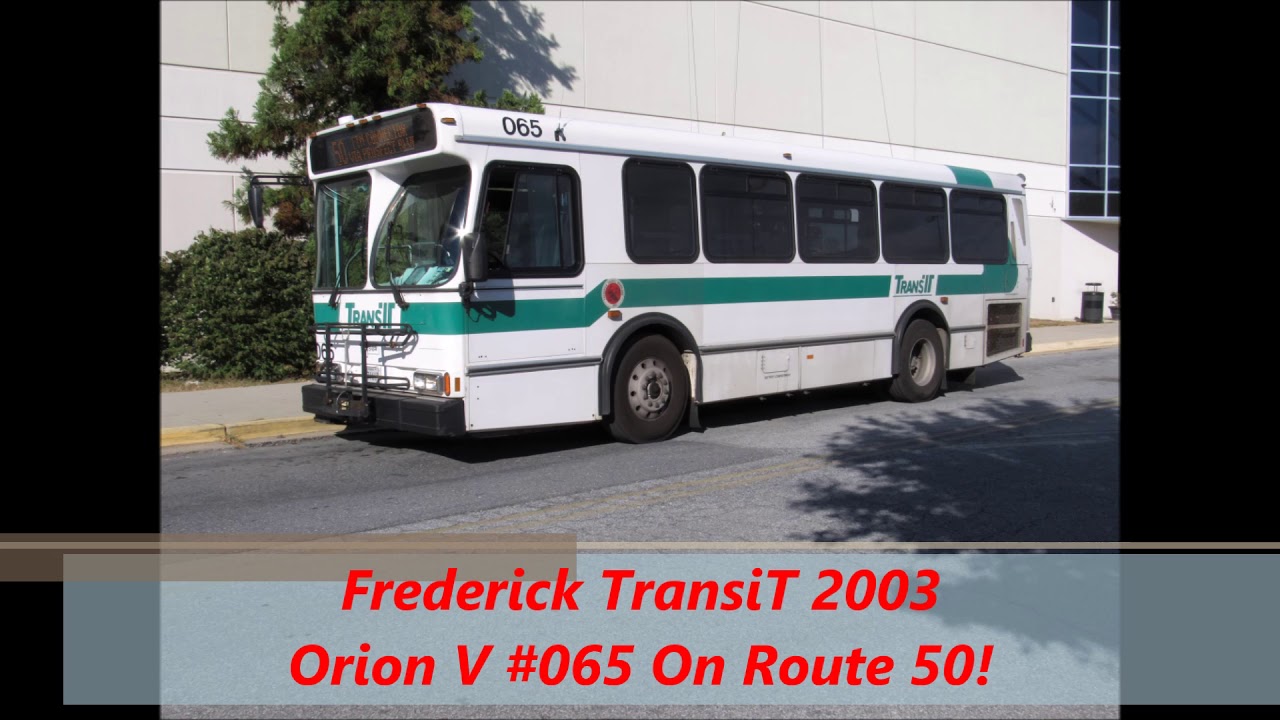NeoplanDude | Soundclip: Frederick TransiT 2003 Orion V #065 On Route ...