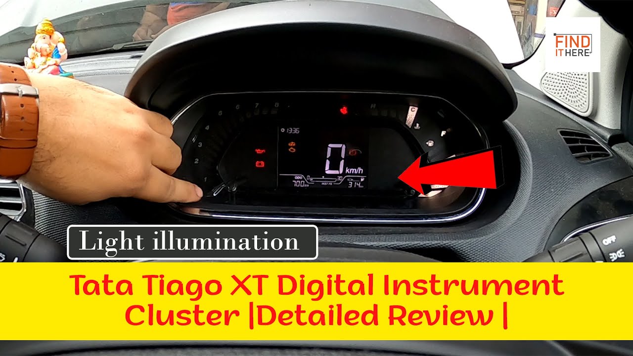 Tata Tiago XT Digital Instrument Cluster |Detailed Review | Findithere ...