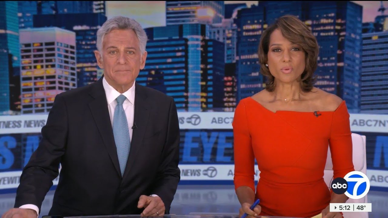 WABC | Eyewitness News at 5pm - New Set Debut - February 24, 2025 - YouTube