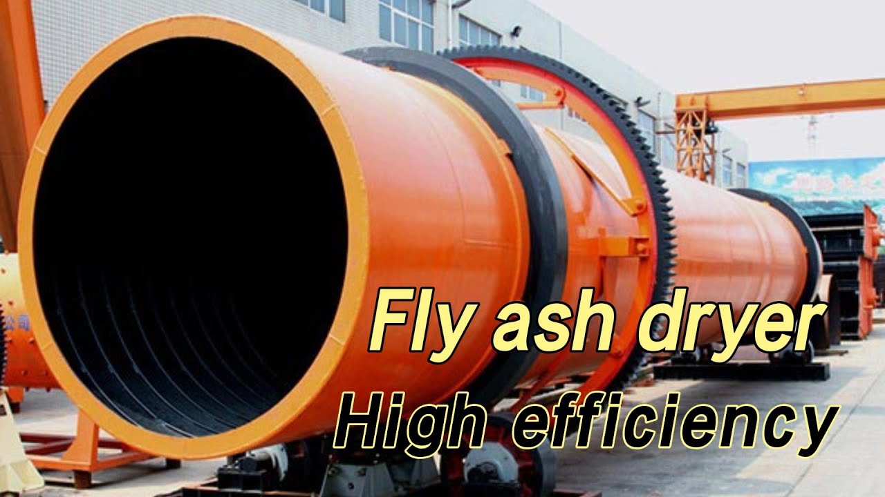 The way of getting high efficiency of the fly ash dryer. - YouTube