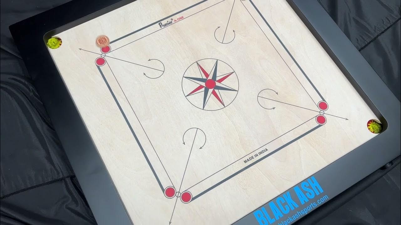 PRECISE Champion A-One carrom board - YouTube