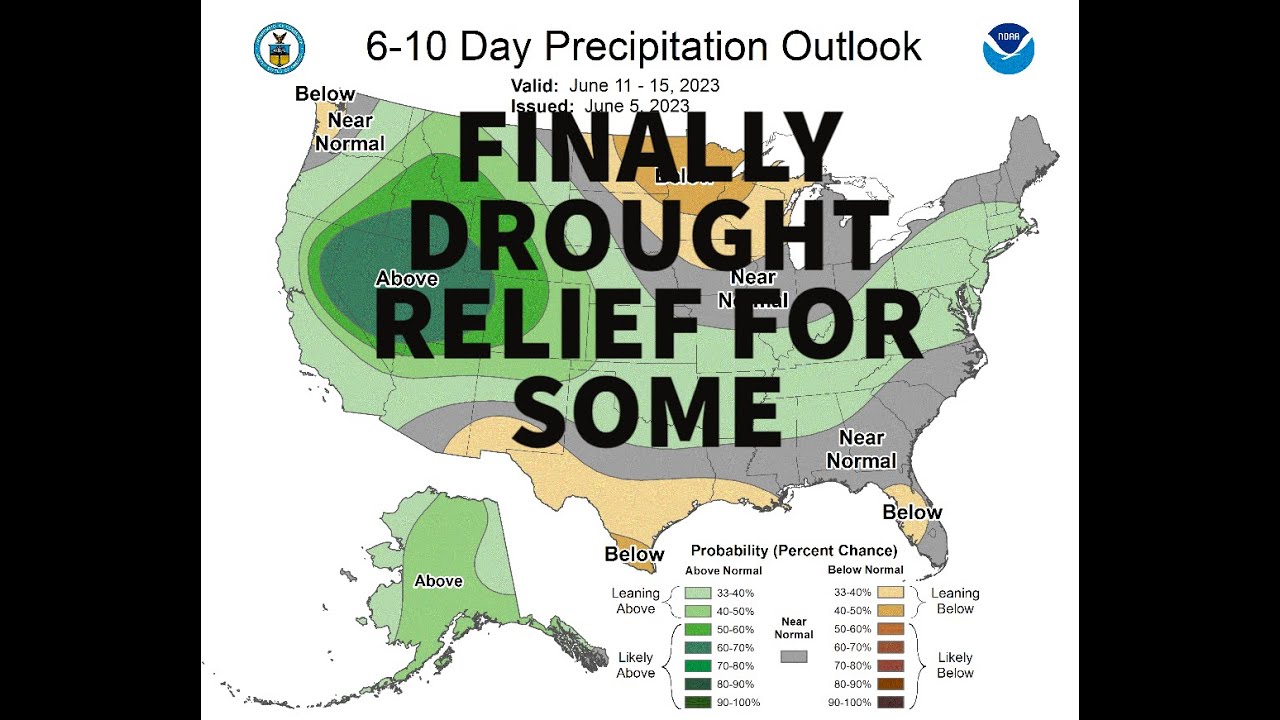Monday's Weather Outlook: Drought Relief In Store For Some Areas. - YouTube