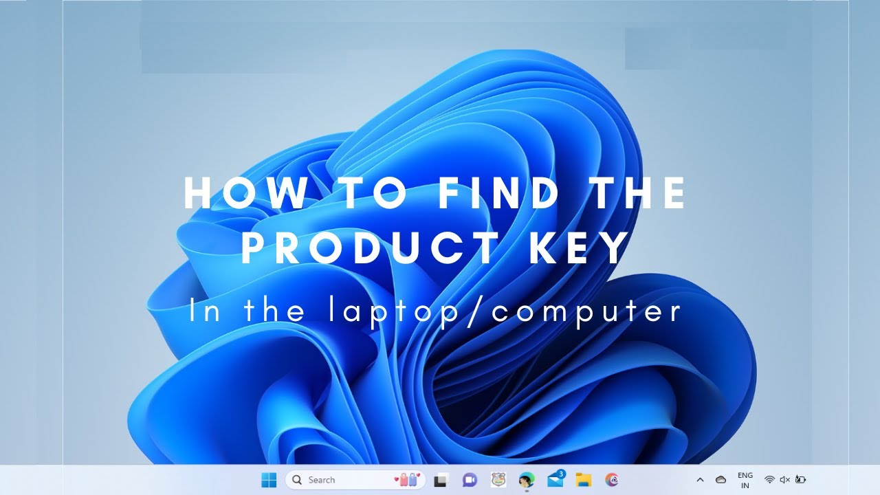 How to find the product key of laptop or computer | VI IDEAS | - YouTube