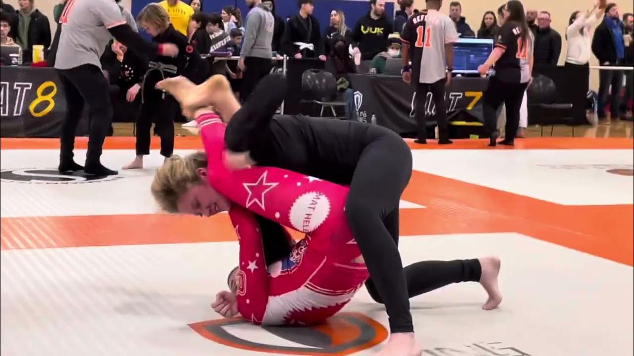 Grappling Industries 1/13/24 Pamela Miglans vs. Char Wardrop Loss by submission - YouTube