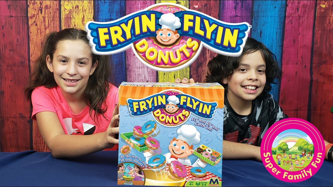 FRYIN FLYIN DONUTS | New! Action Packed Game | Super Family Fun - YouTube
