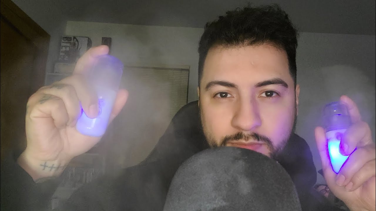 HELP YOU SLEEP FAST 💨 Mist Spray Bottles {ASMR} - YouTube