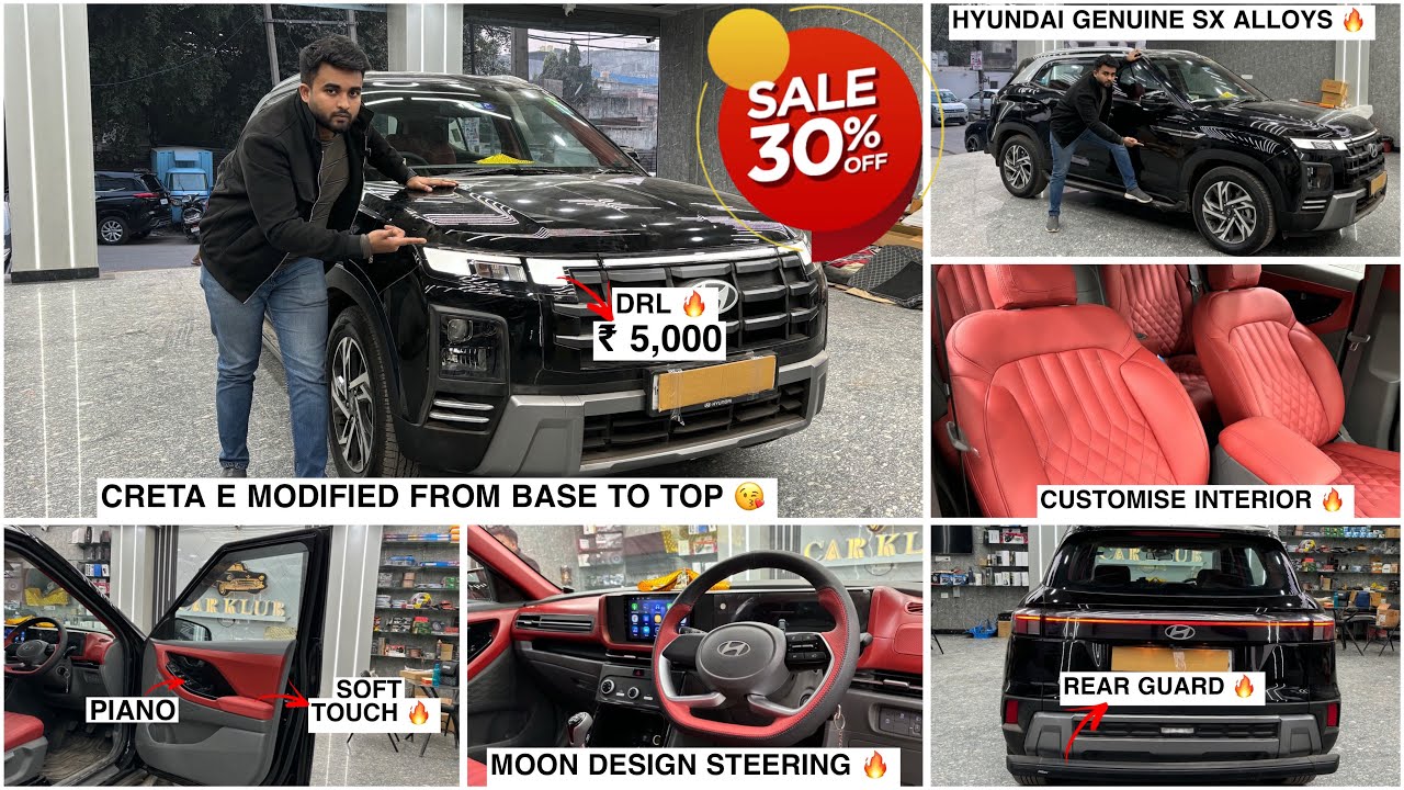 Interior Modified In New Creta Base Model hyundai creta modified creta ...