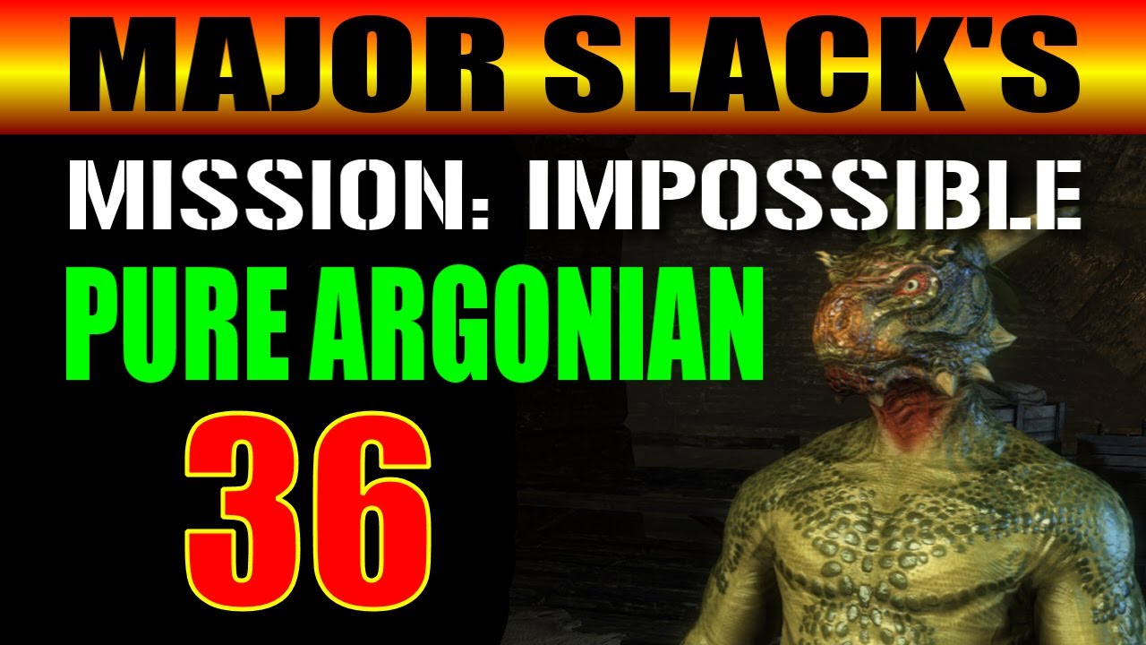 Skyrim PURE ARGONIAN Walkthrough Part 36 - Soul Tear Field Test - YouTube