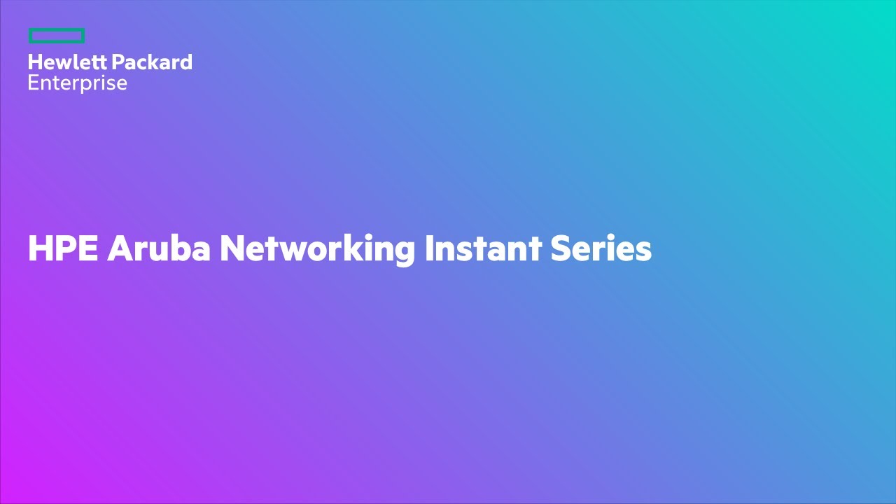 HPE Aruba Networks Instant and the use of Zones - YouTube