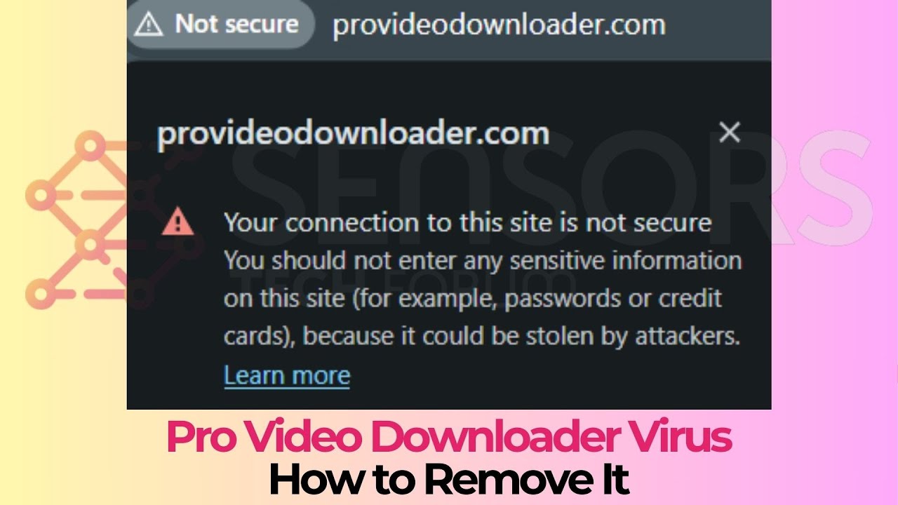 Pro Video Downloader Extension Virus - Removal [Solved] - YouTube