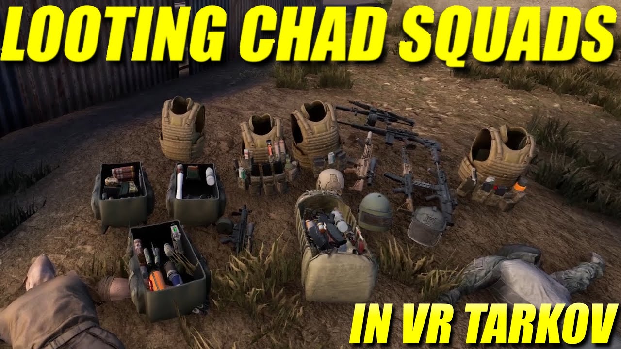 HOW TO AMBUSH MEGA CHAD SQUADS IN VR TARKOV - Contractors Exfil Zone ...