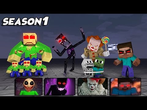 MONSTER SCHOOL: (ALL SEASON) - SCARY MINECRAFT ANIMATION | XDJAMES