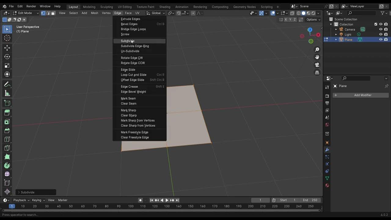 Subdividing in Blender - YouTube