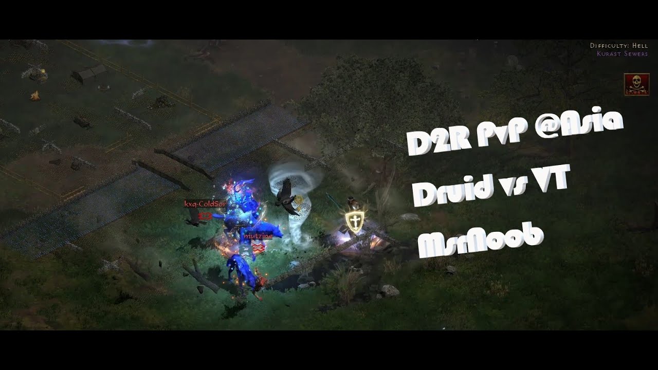 D2R Druid vs Exile VT ft. mutzine [D2R PvP @Asia] [D2R PvP라이브] 20221105 ...