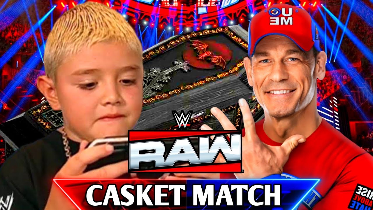WWE 2K25 Baby Dominik Mysterio Vs John Cena - Casket Match At Raw | 13 ...