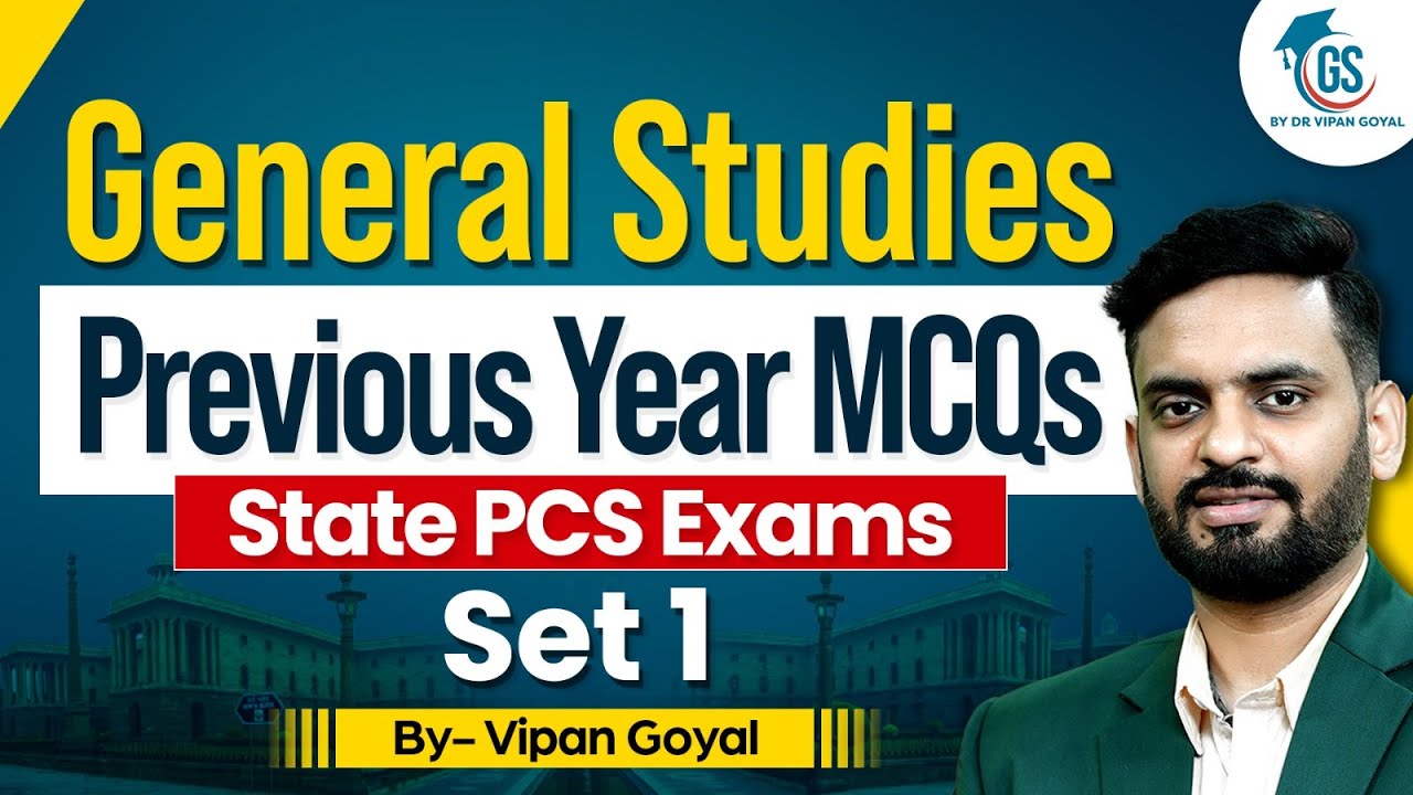 General Studies Previous Year MCQs State PCS Exams Set 1 by Dr Vipan ...
