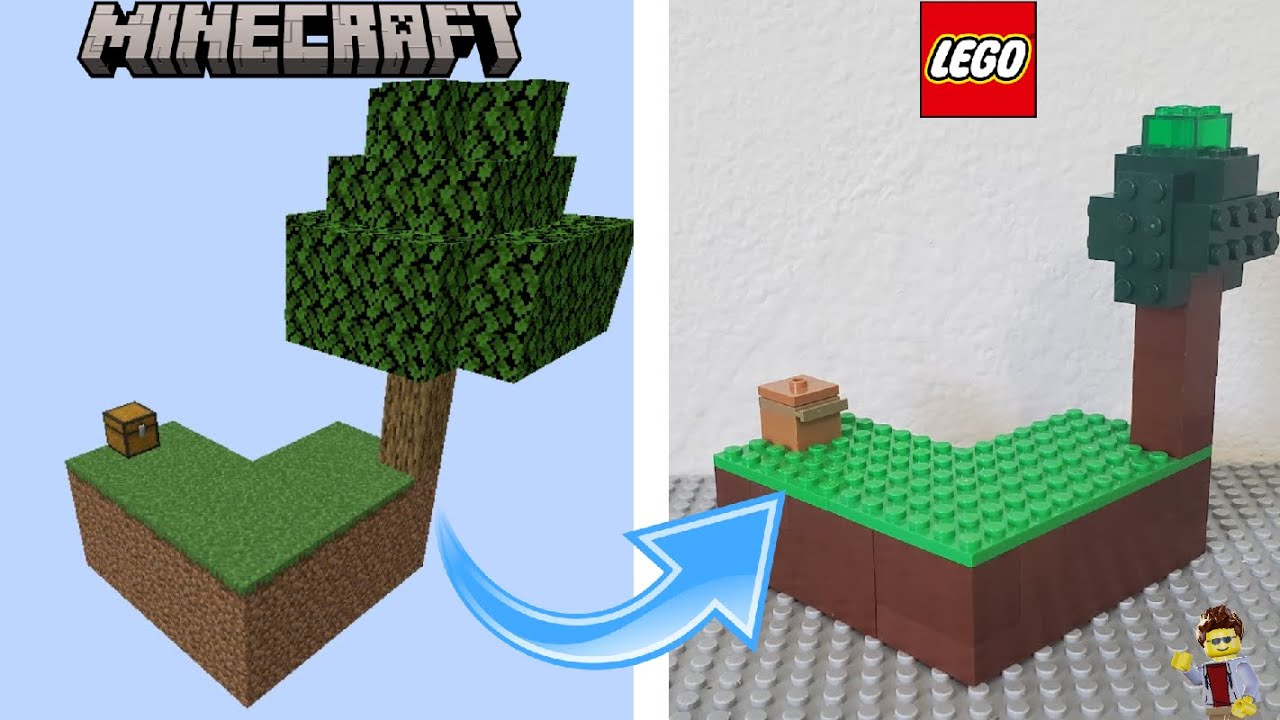 Lego Minecraft Sky Block MOC - YouTube