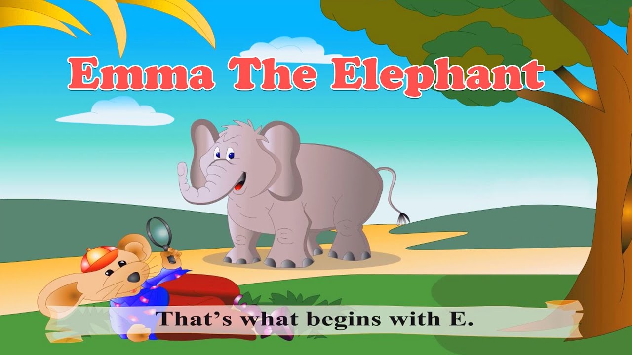 Emma The Elephant Poem | Nursery Rhymes | Kids Poem | #kidssongs | # ...