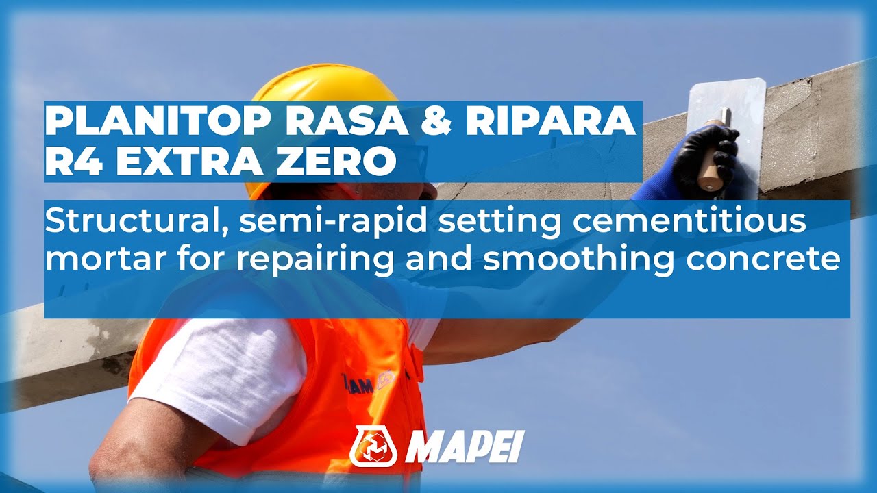 Smooth and repair concrete | Quick | Also in summer | Planitop Rasa ...