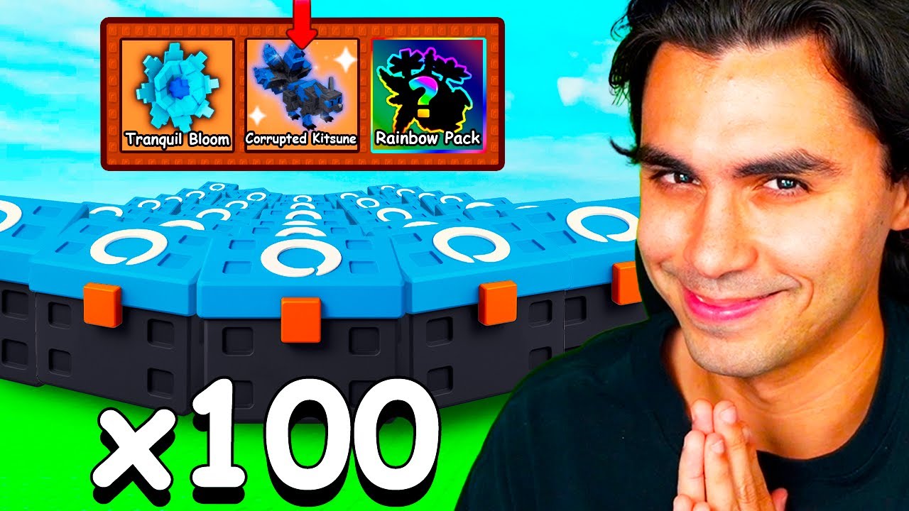 INICIEI COM 100 EXOTIC CORRUPTED BOX no GROW A GARDEN - YouTube