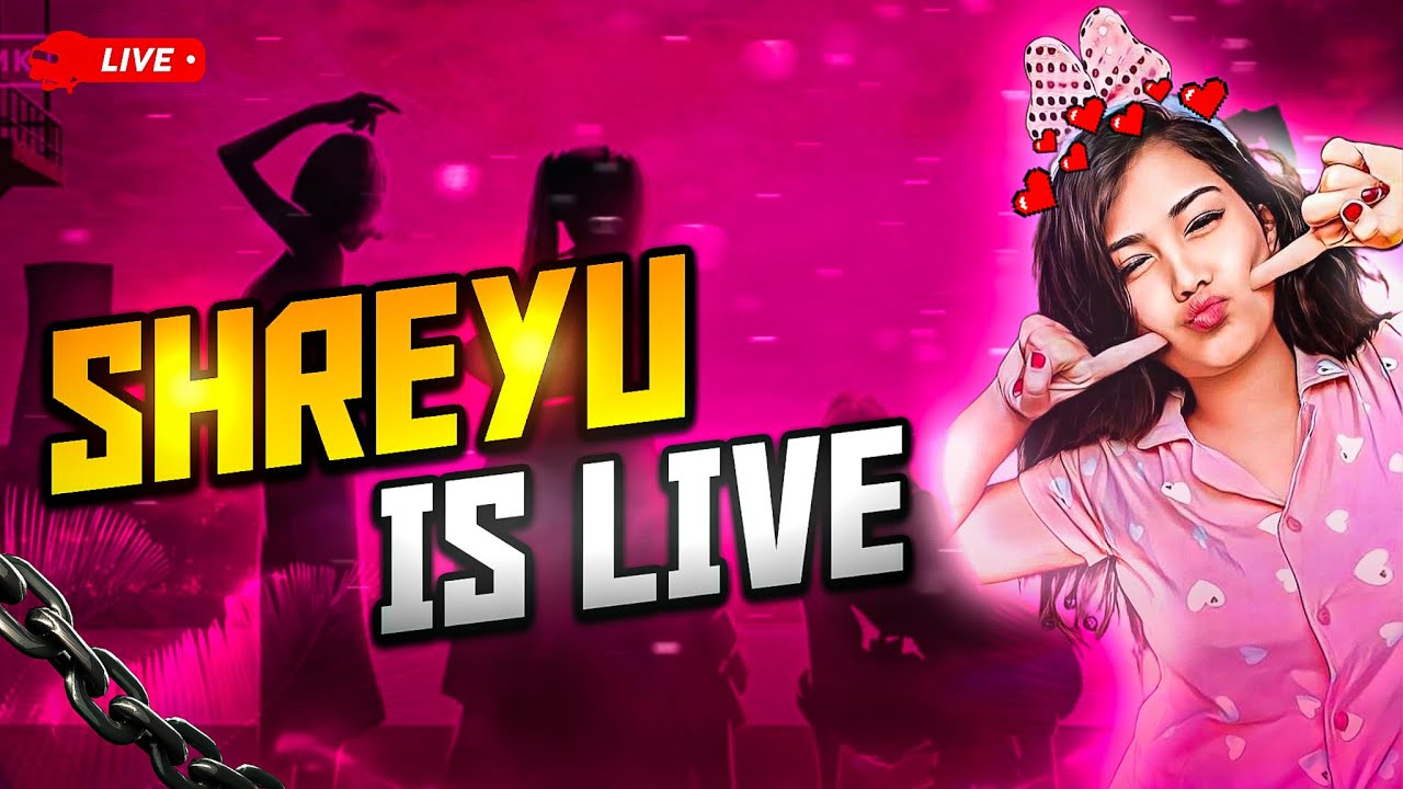 🔴SUNDAY SPECIAL STREAM WITH SHREYU IS LIVE JOIN WITH TEAMCODE #teamcode #girlgamers - YouTube