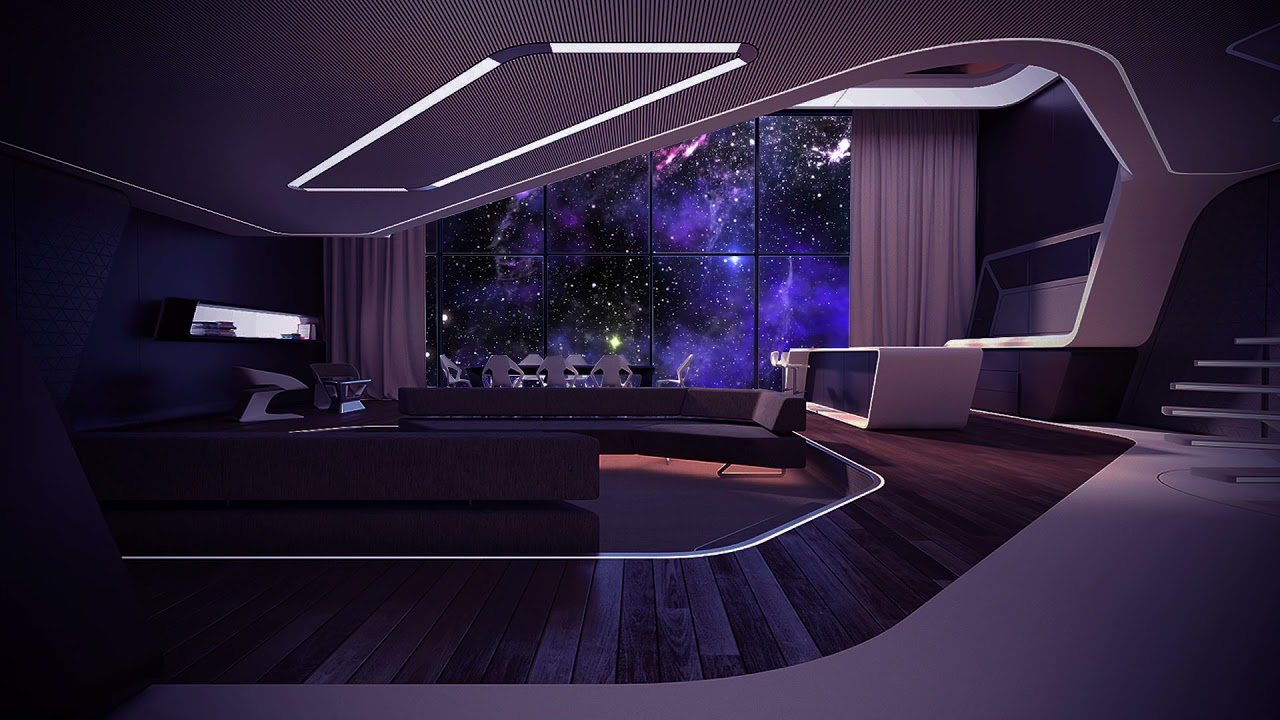 Spaceship Sleep Ambience 🚀 Space Sounds - White Noise for Sleeping ...