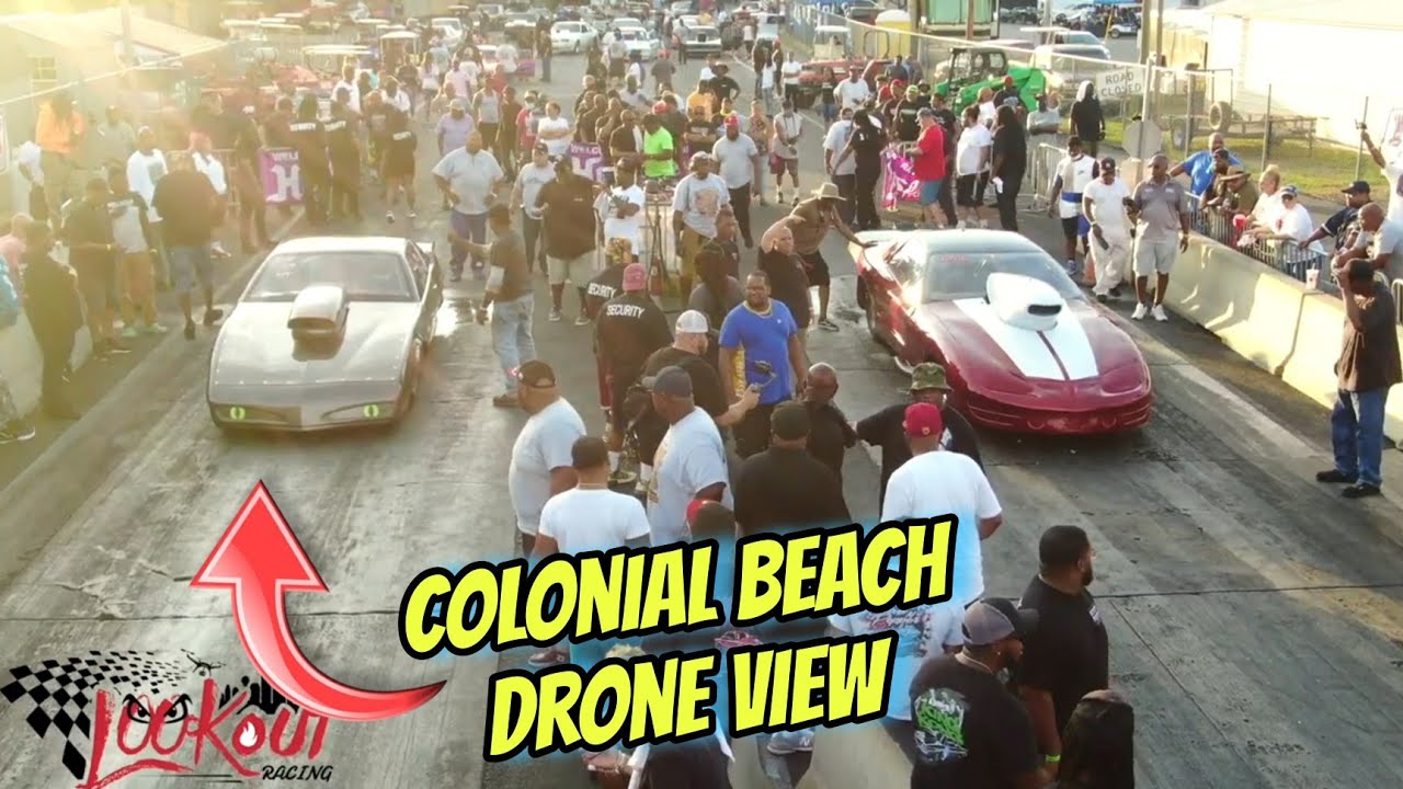 Super Tuned Cars In Colonial Beach Virginia | Drone View | Lookout ...