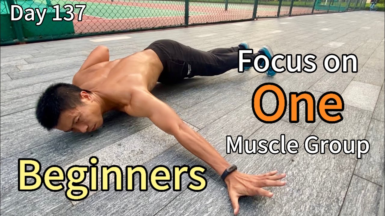 Beginners: Focus on One Muscle Group for Faster Results!(workout daily ...